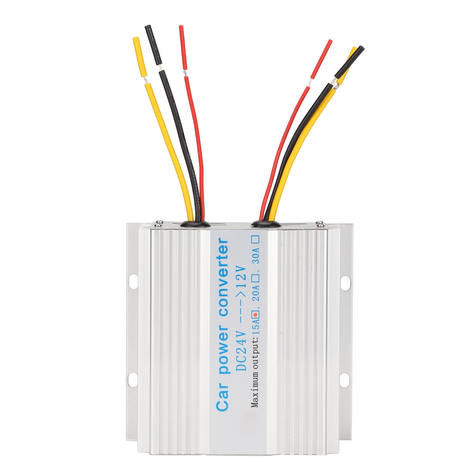 Horohoroe Car Power Inverter 15A 180W Aluminium Alloy DC 24V to 12V ...