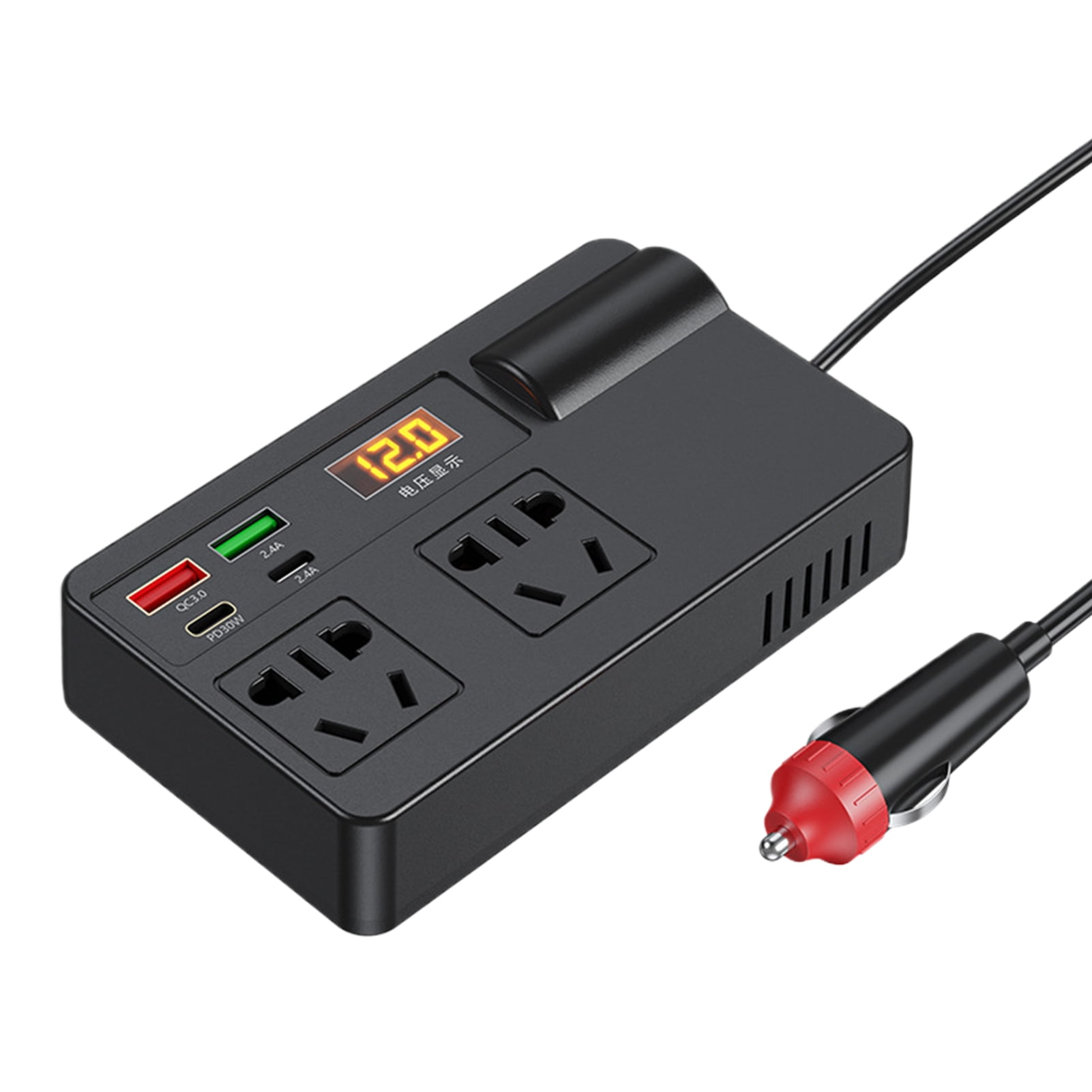 Car Power Inverter | Car Inverter DC 12V 24V to AC 220V | Power Adapter ...