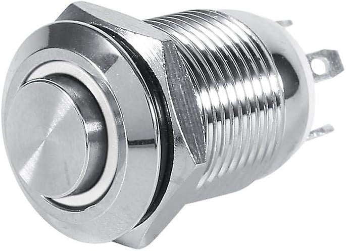 Car Power Push Button Switch, (2pcs)waterproof Metal Momentary Push ...