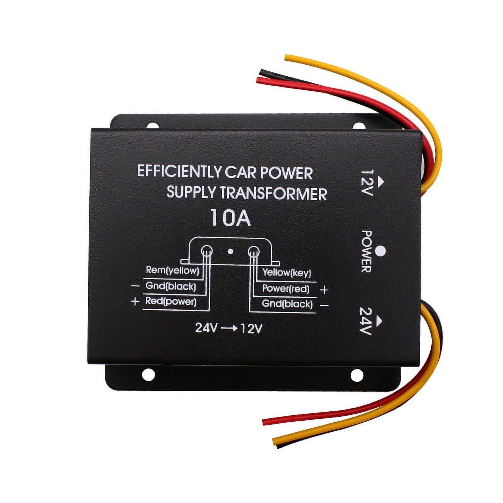 Car Power Supply Converter DC 24V to DC 12V Auto Power Converter for ...