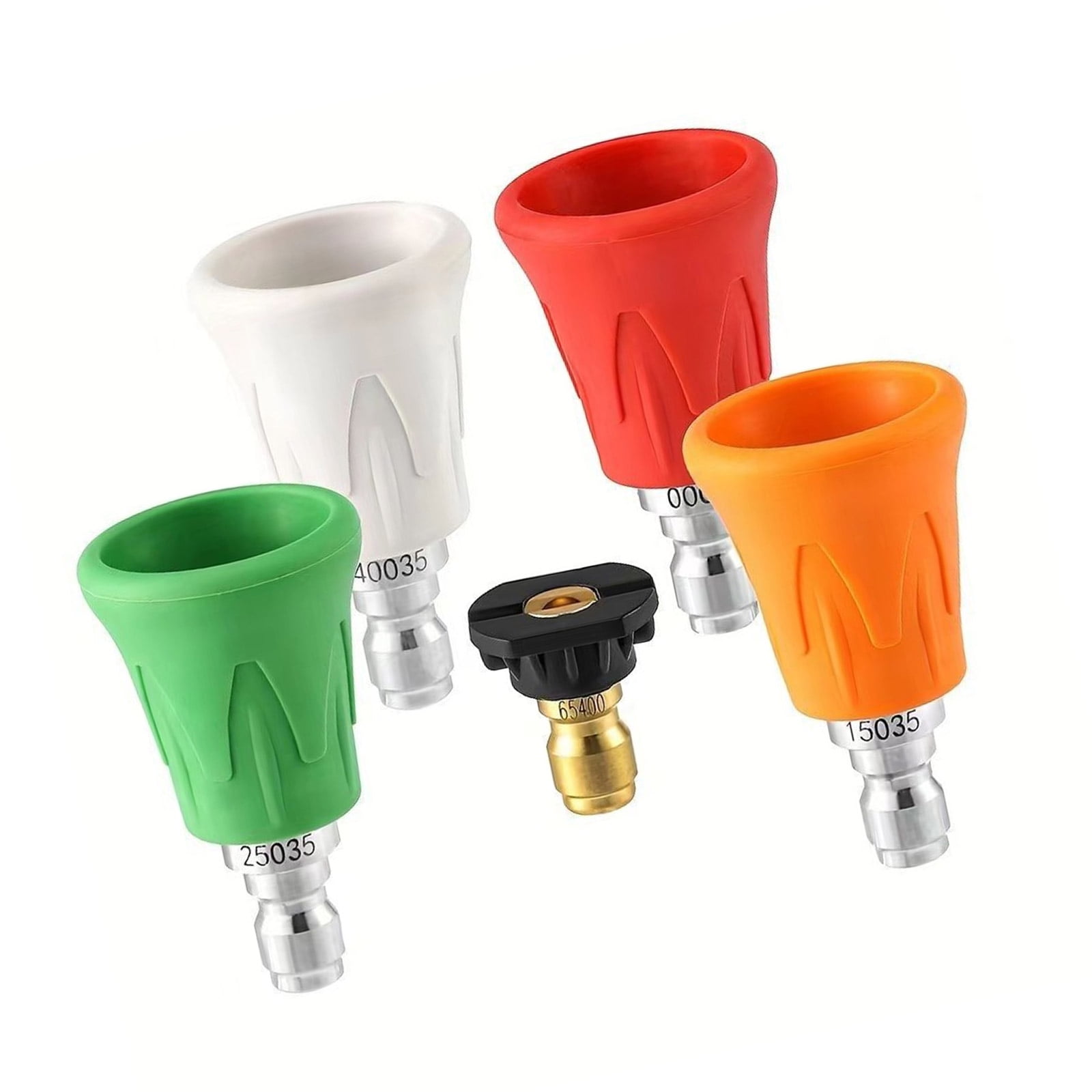 Car Pressure Washer Nozzles 1/4 Fast Connection 5 Colored Tips For ...
