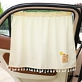 Car Privacy Partition Curtain Shading Sunscreen Shading Split Push Q0 ...