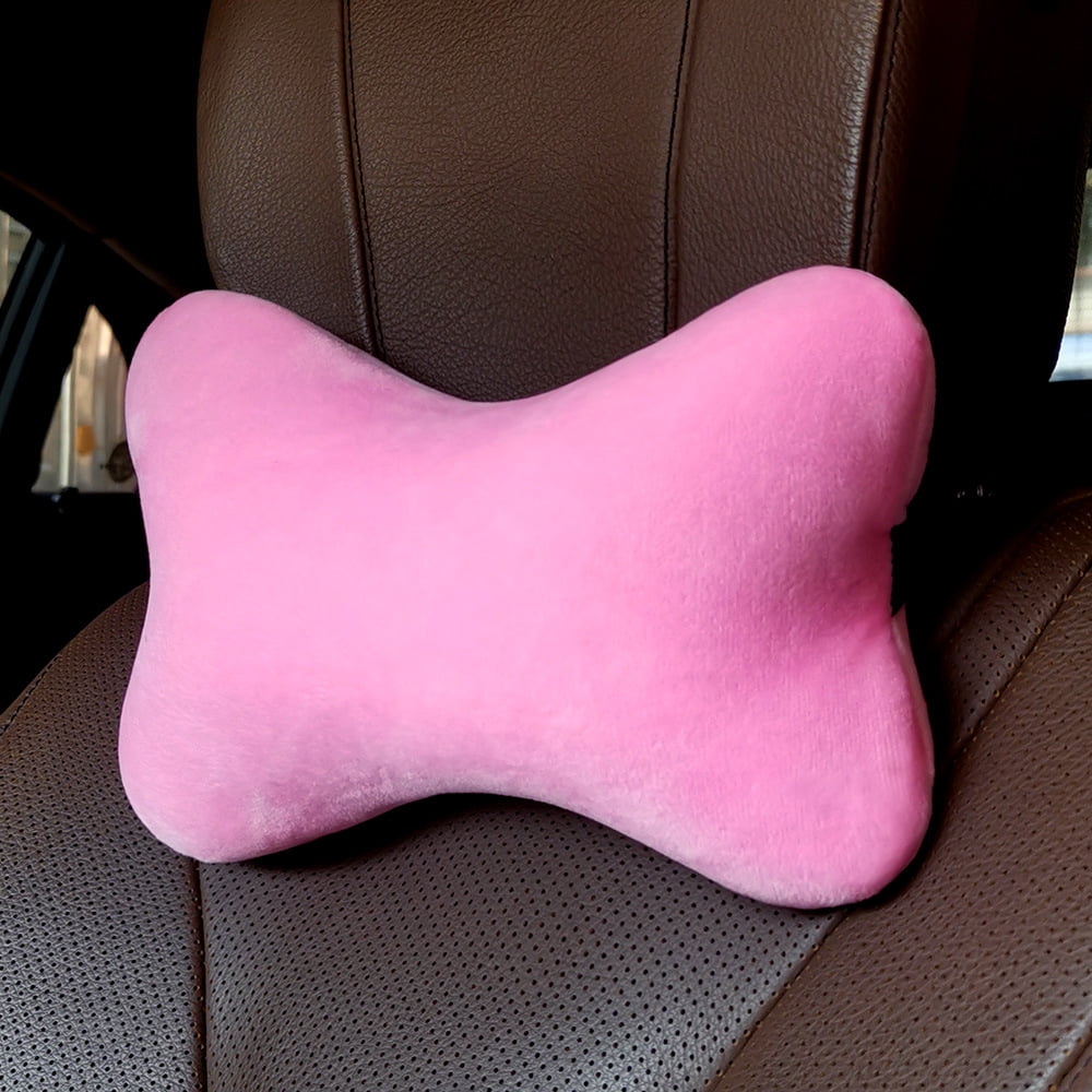 Car Products Car Headrest Waist Neck Pillow Winter Plush Cute ...