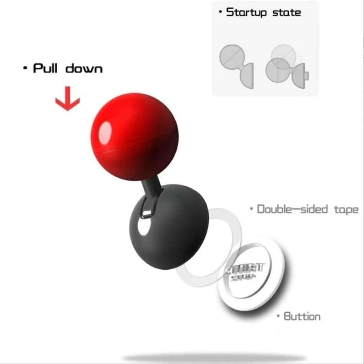 Car Push Start Joystick, Push Start Joystick with Car Interior Dust ...