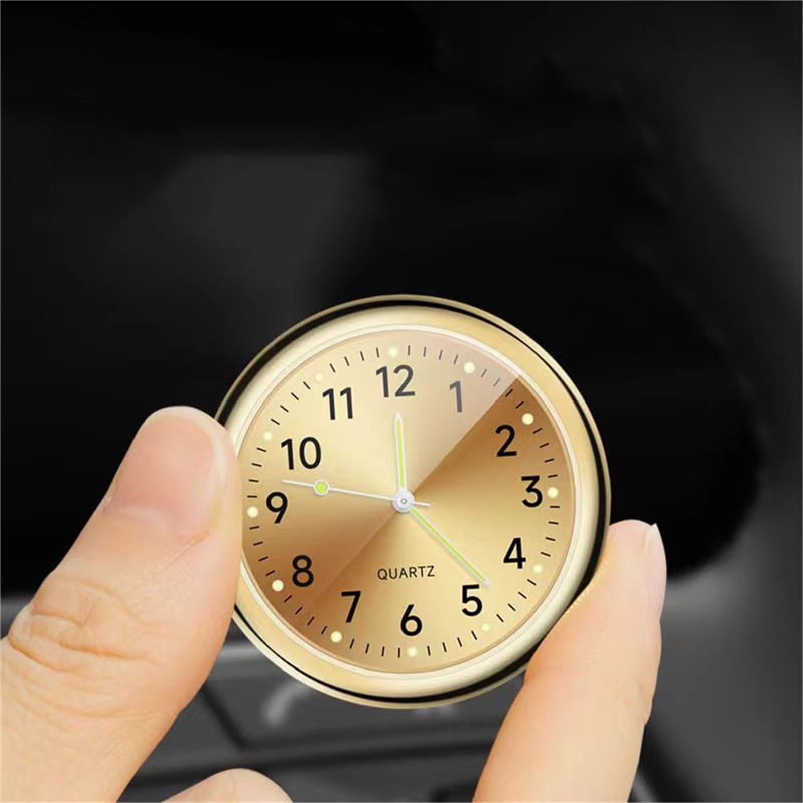 Car Quartz Clock, Car Dashboard Clock, Car Clock Stick On Car Dashboard ...
