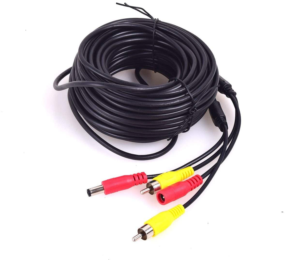 Car RCA DC Video Extension Cable for Backup Camera CCTV Security Truck ...