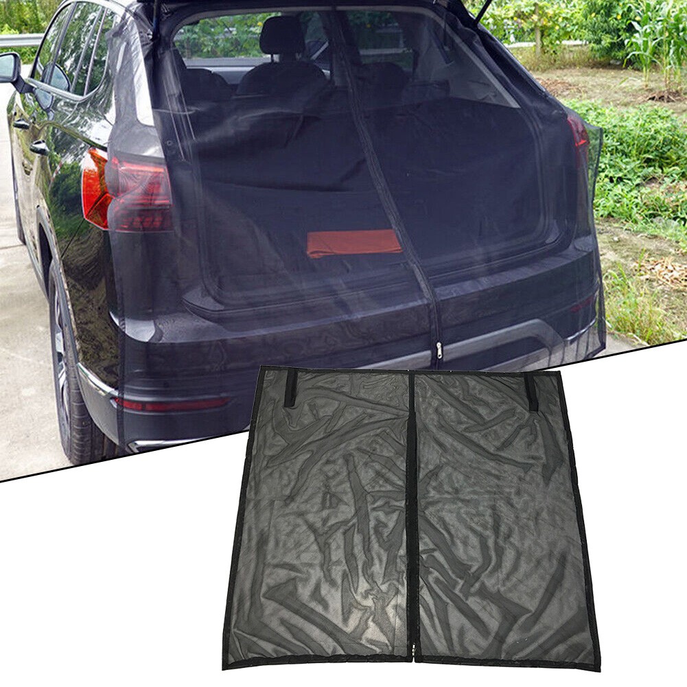 Car RV Camper Tailgate Net Rear Windshield Sunshade Magnetic Trunk Door ...