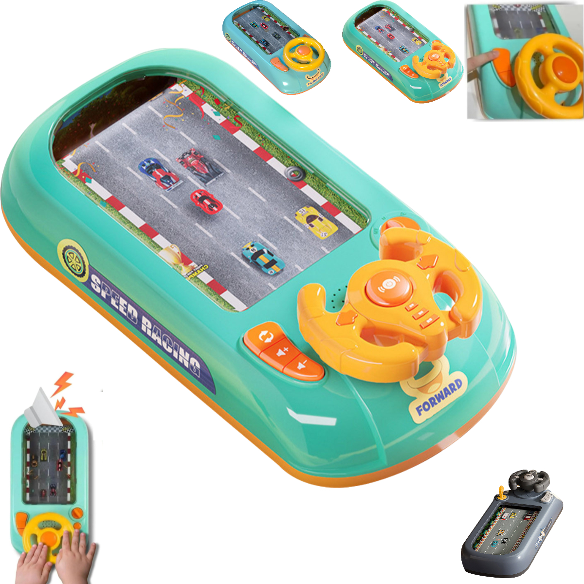 Car Racing Adventure Toy with Steering Wheel, Racing Adventure Car ...
