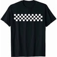 Car Racing Checkered Finish Line Flag Automobile Race Unisex S-5XL T ...