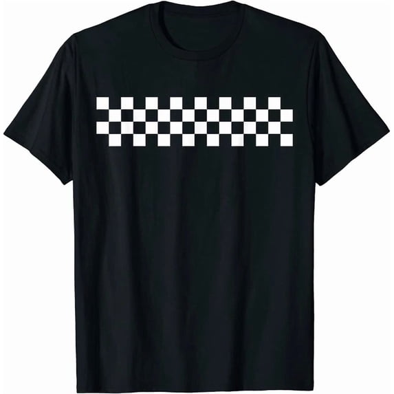 Car Racing Checkered Finish Line Flag Automobile Race Unisex S-5XL T ...