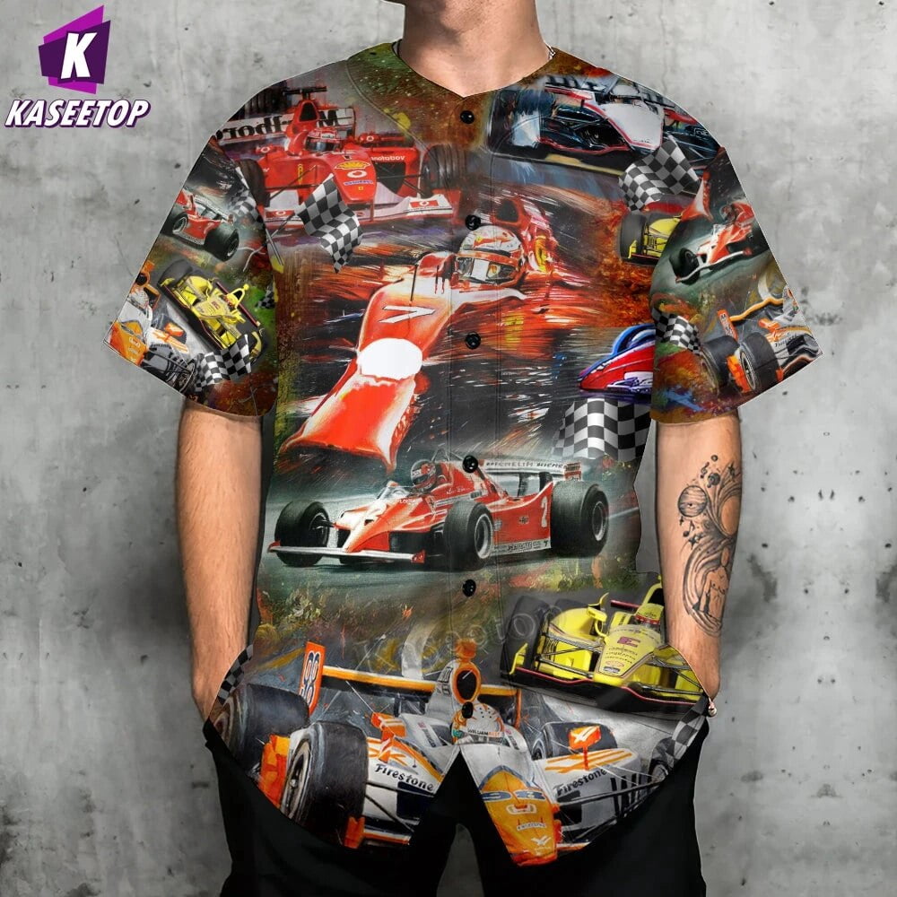 Car Racing Life Better 3D Print T-shirt Boy Tracksuit Baseball Shirt ...