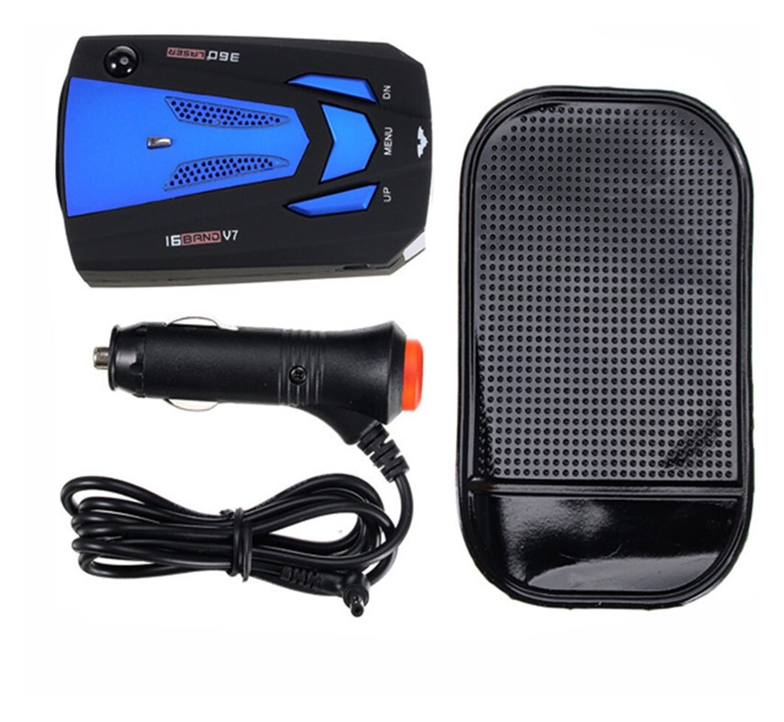 Car Radar Speed Alarm Camera Detector 16 For Band 360 Degree Detection ...