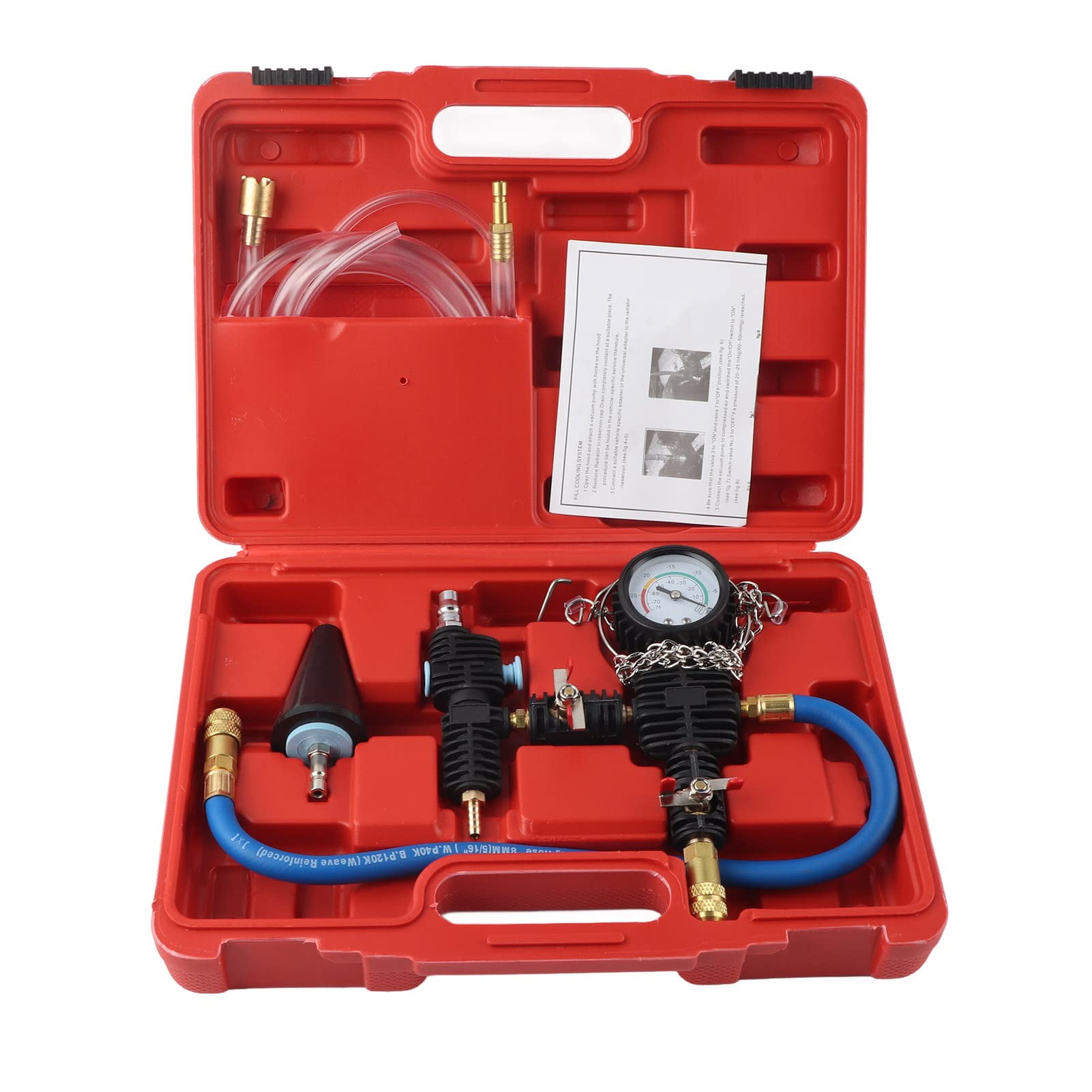 Car Radiator Coolant System, Coolant Vacuum Refill Kit Cooling System ...