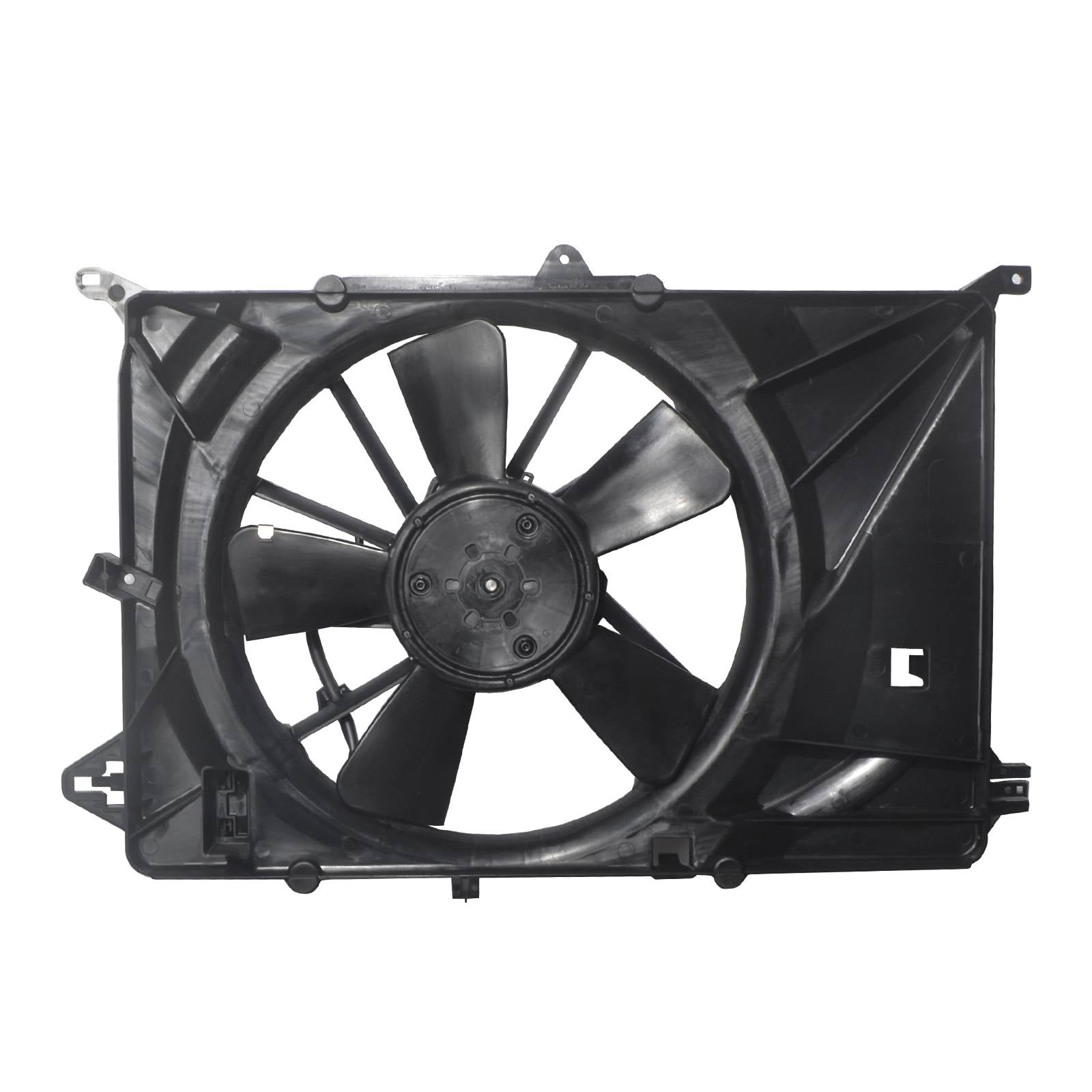 Deewin Car Radiator Cooling Fan Assembly, Curved Blade, 2017-2021 Jeep ...