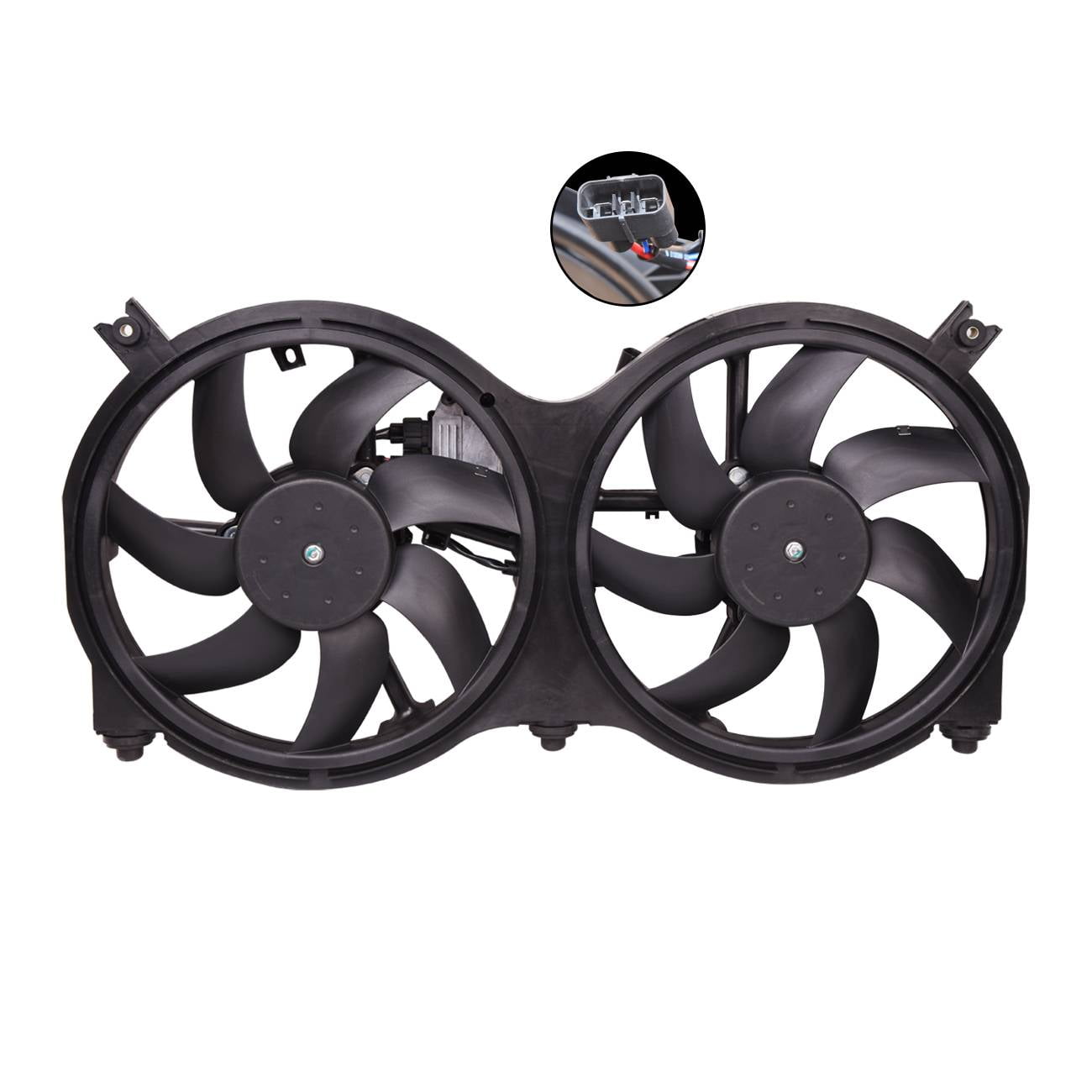 Car Radiator Cooling Fan w/Module 21481-3JA0E, 21481-3JA0A, 21481-3JA1B ...