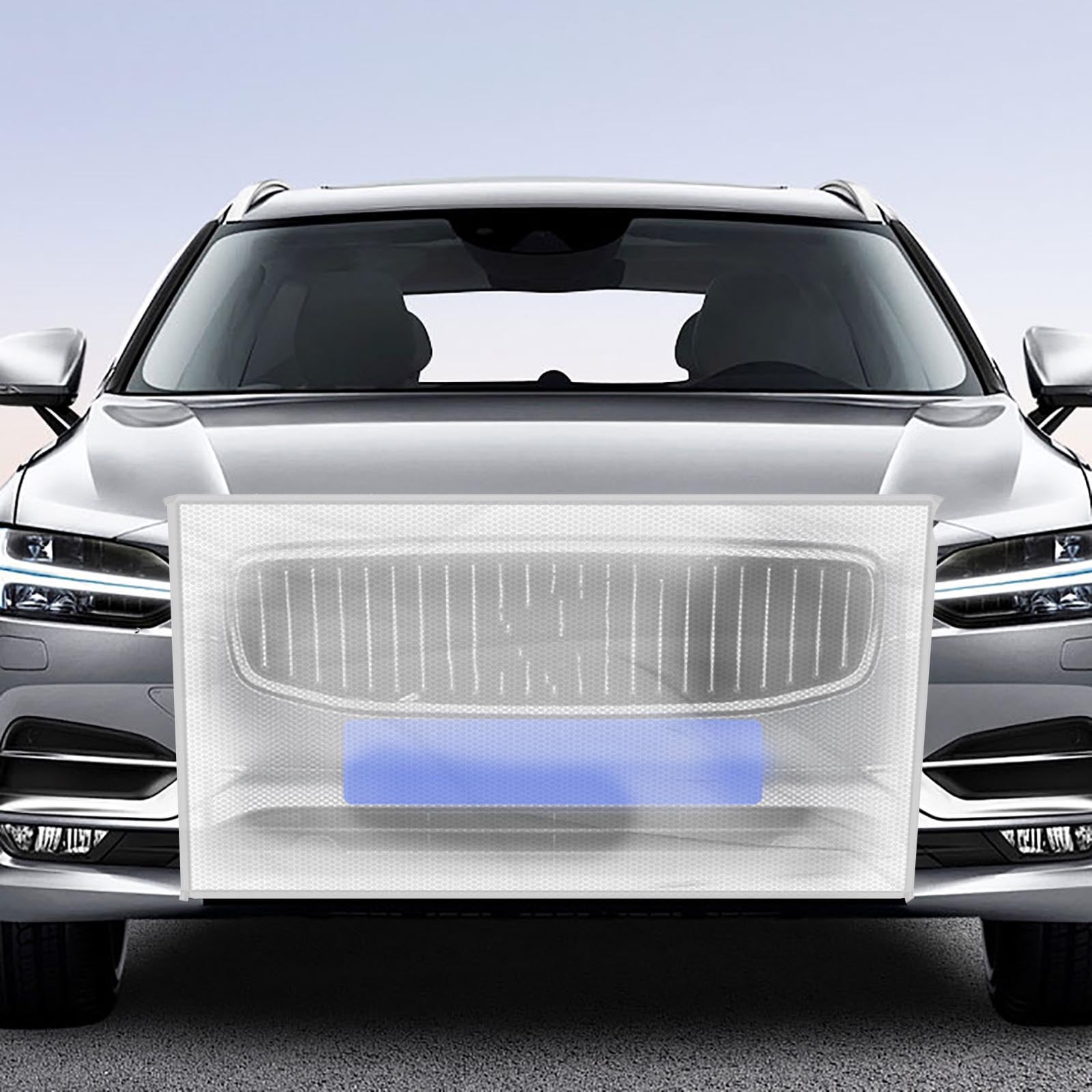 Car Radiator Grille Mesh Guard | Universal Black Water Tank Protection ...