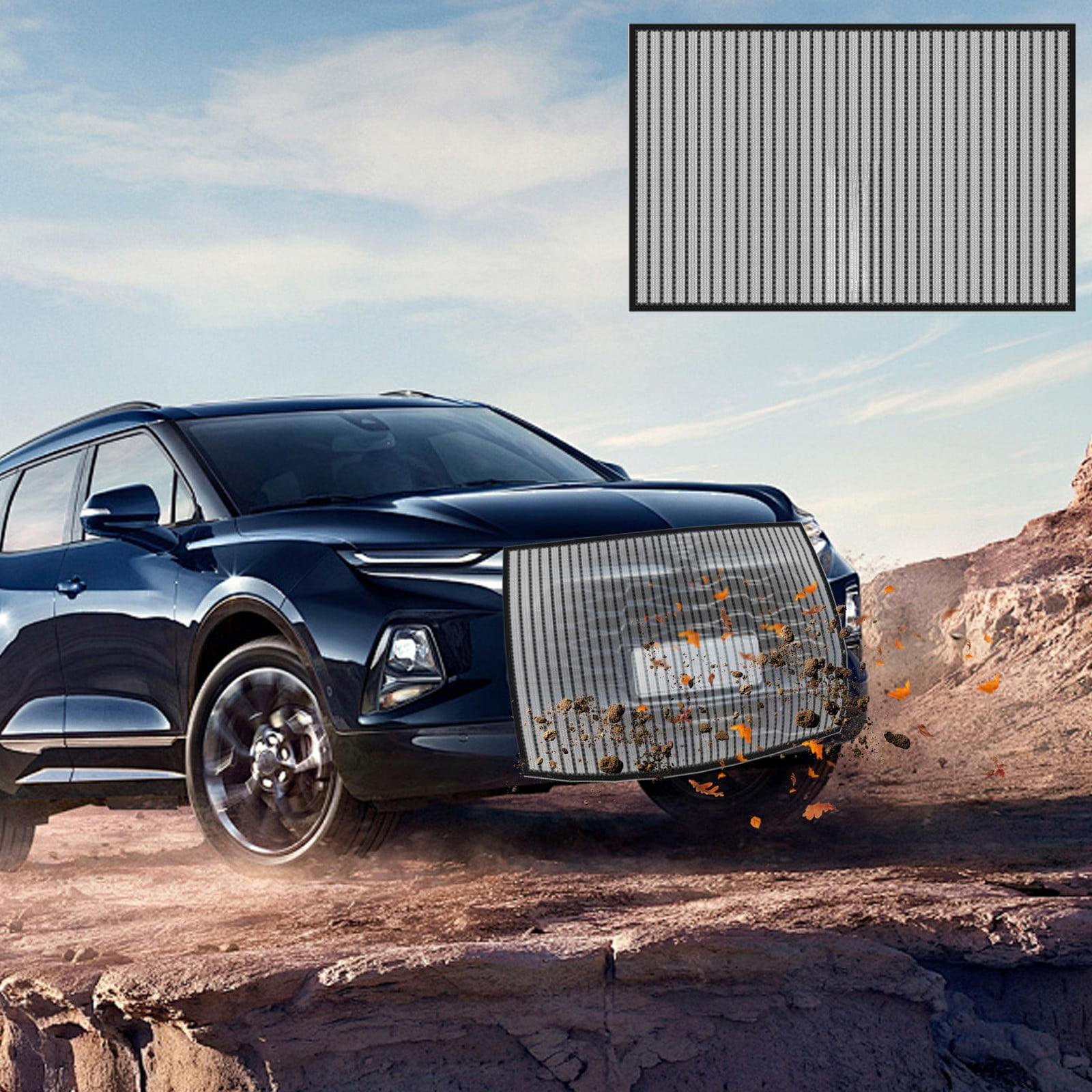 Car Radiator Protection Mesh Universal Front Grille Guard Catkins ...