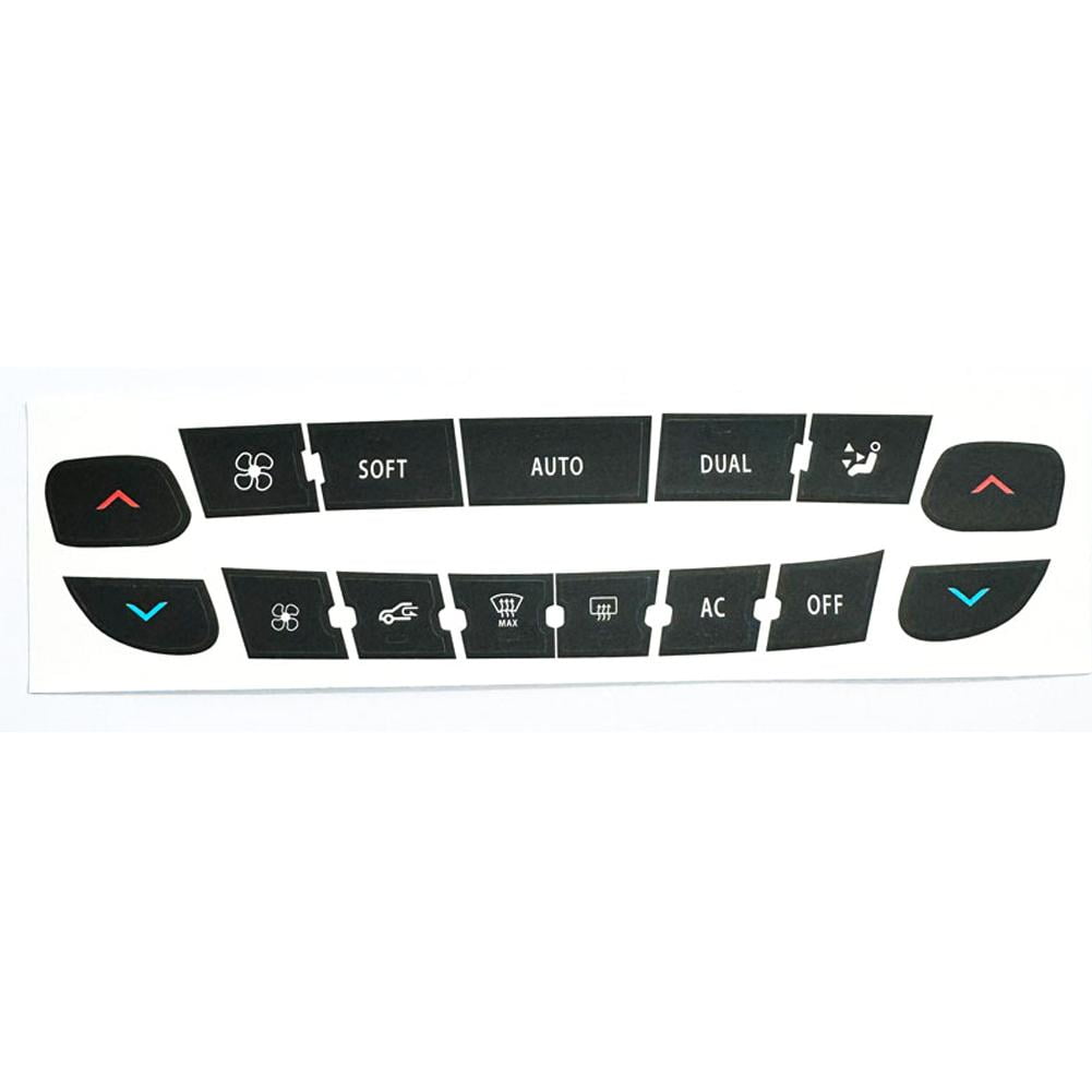 Car Radio AC-Dash Button Repair Decal Stier For Master/ Megane/ O8U3 ...
