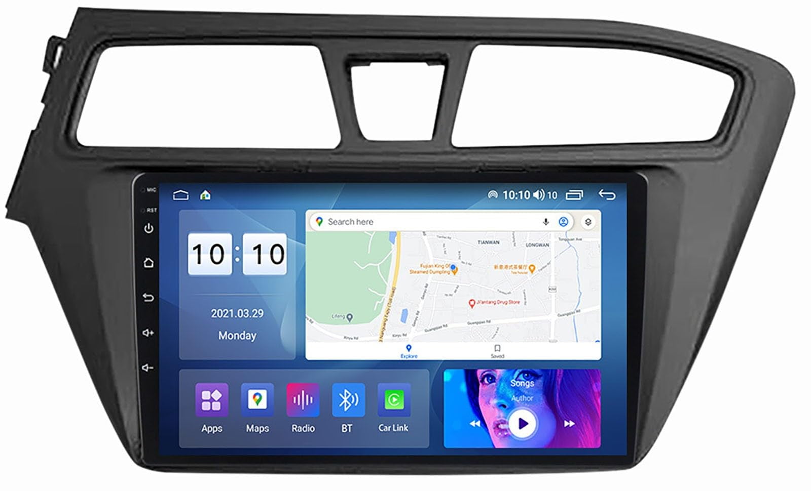 Car Radio Android 12 Car Stereo for H-yundai I20 2015-18, 2 Din Sat Nav ...