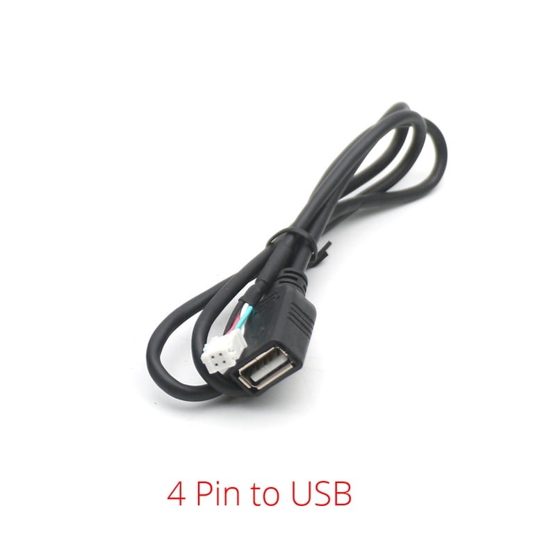 Car Radio Android Multimedia Player 4 6 Pin to USB Female Interface ...