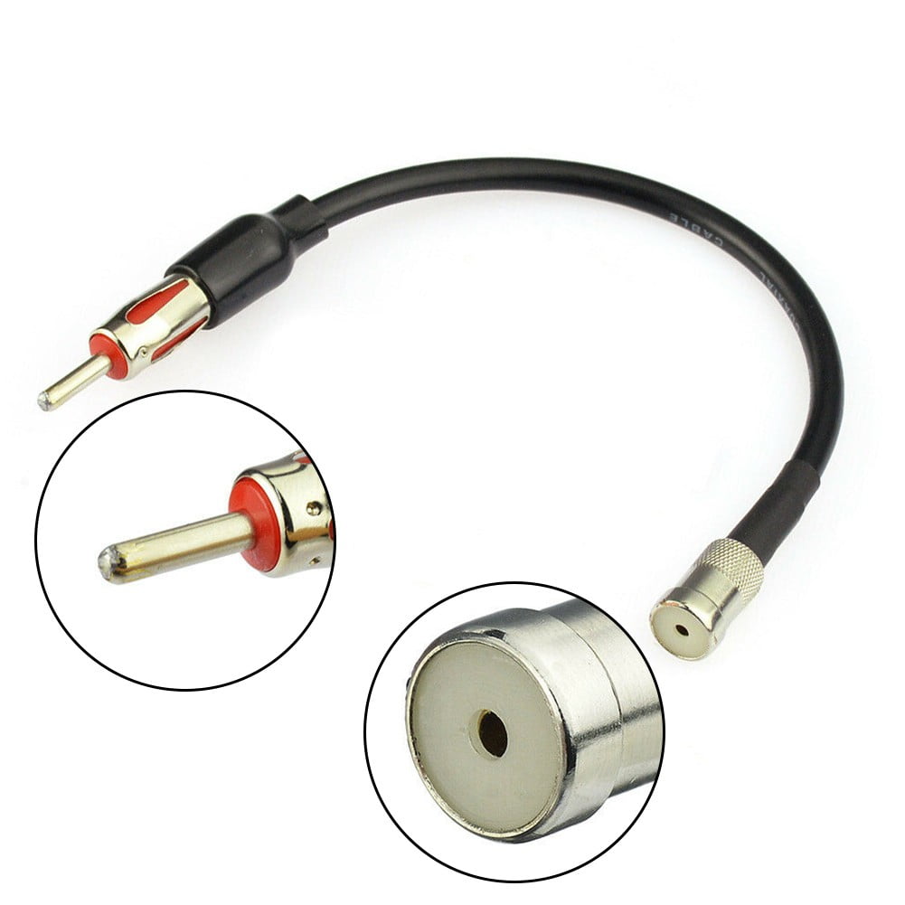 Car Radio Antenna Adapter ISO to DIN Cable for FM AM Antenna Car Audio ...