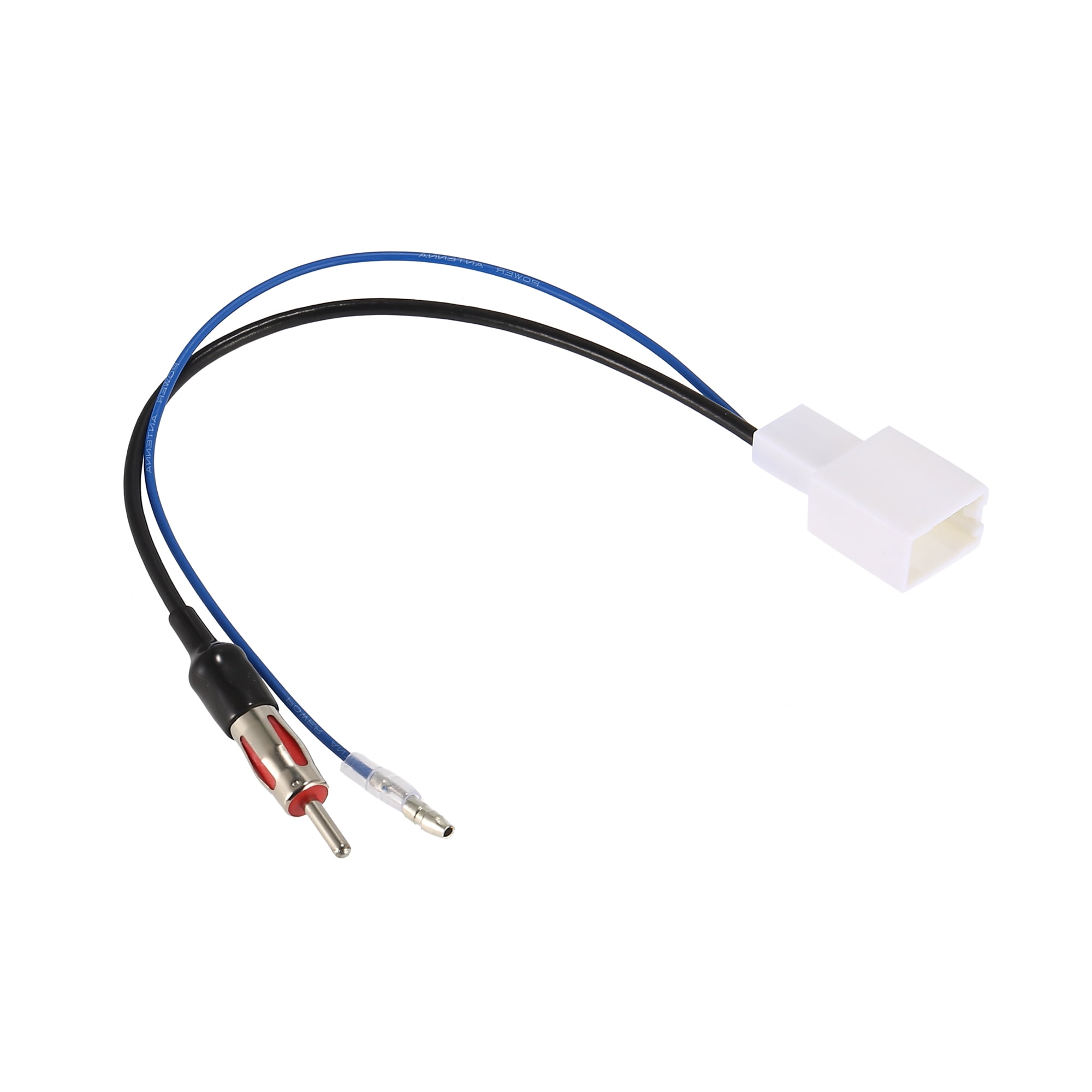 Car Radio Antenna Adapter to Antenna Terminal Plug Cable FM AM Stereo ...