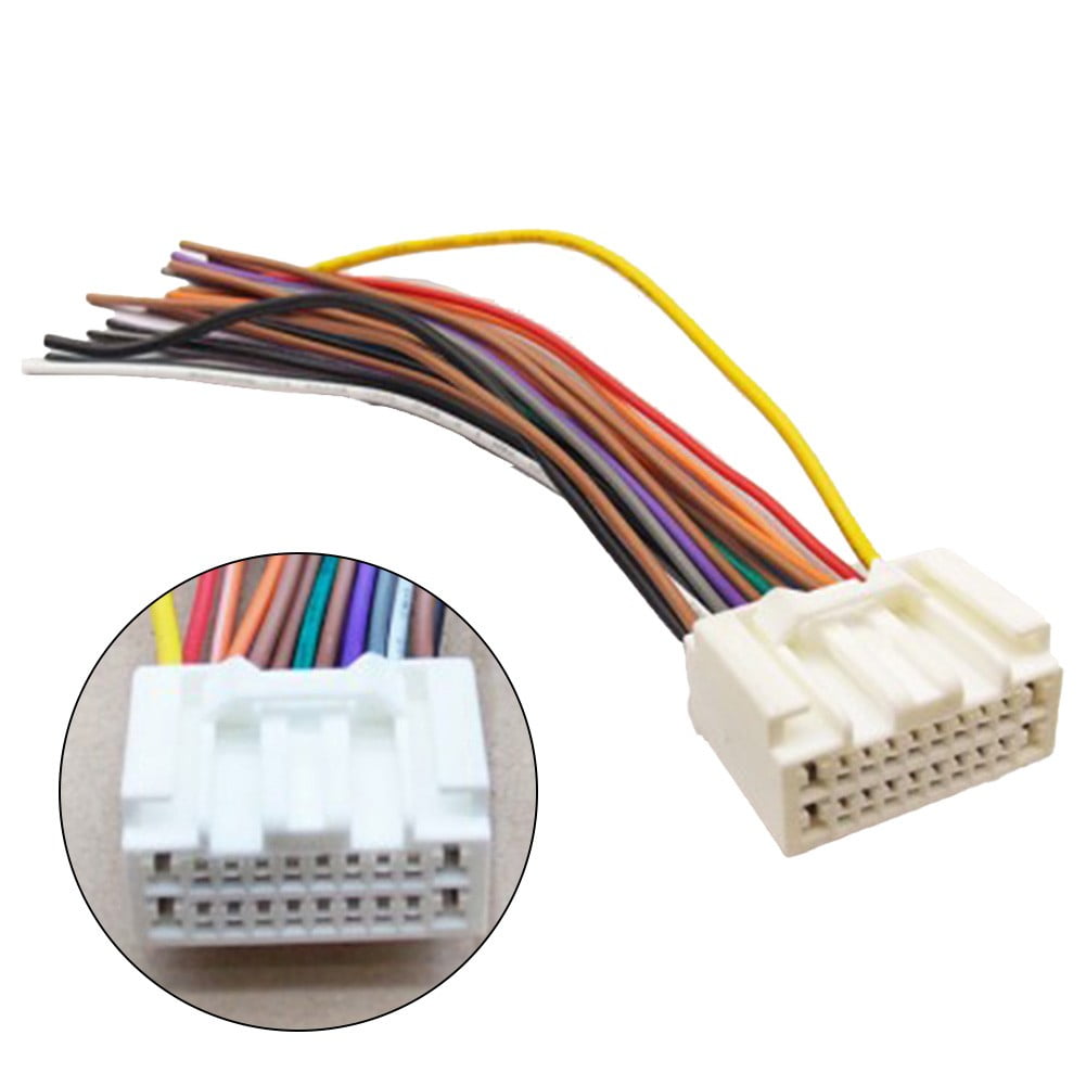 Car Radio Audio Cd Power Wire Harness Adapter for Mitsubishi for Toyota ...