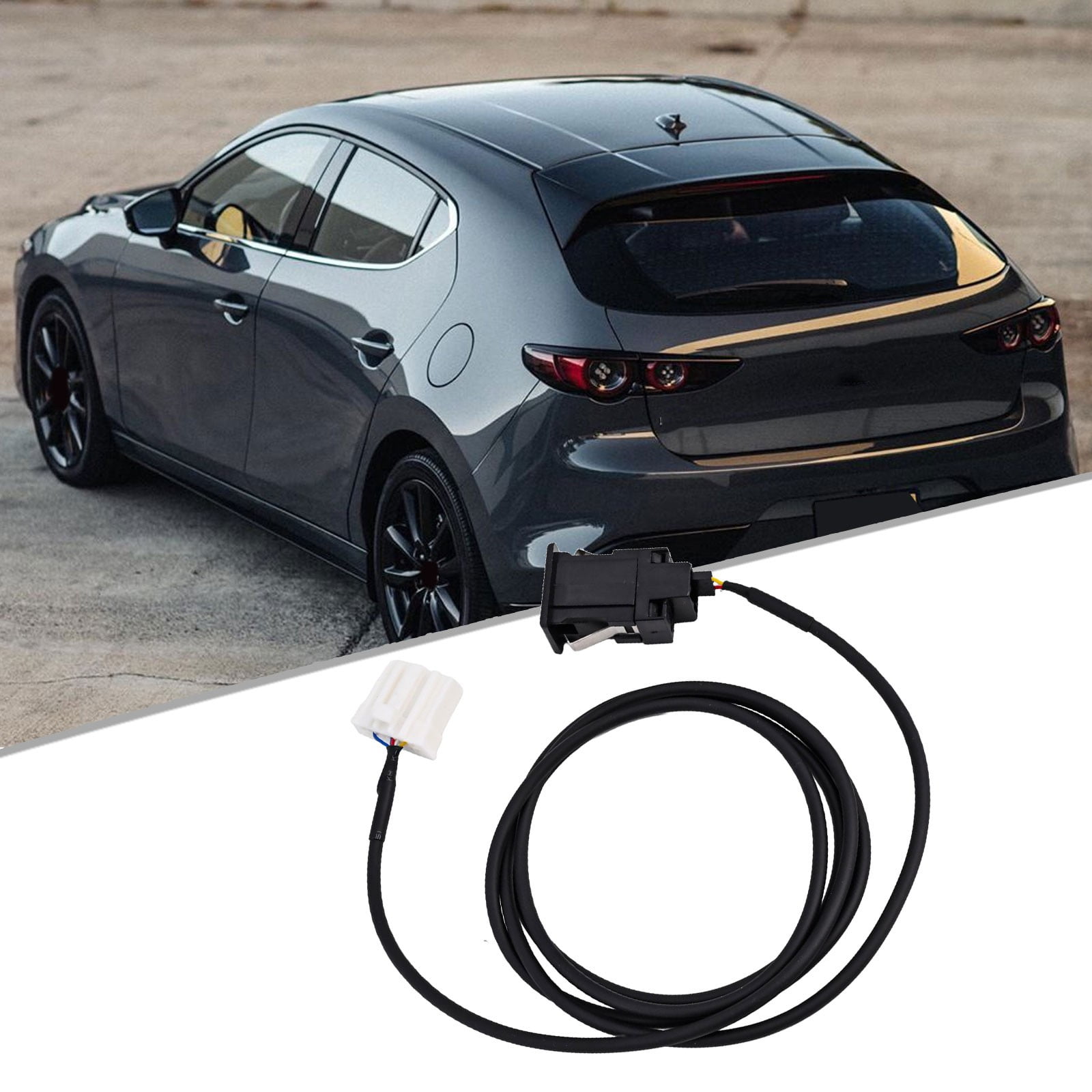 Car Radio Aux-In Socket 8Pin Aux Adapter for Mazda Wire Audio Harness ...