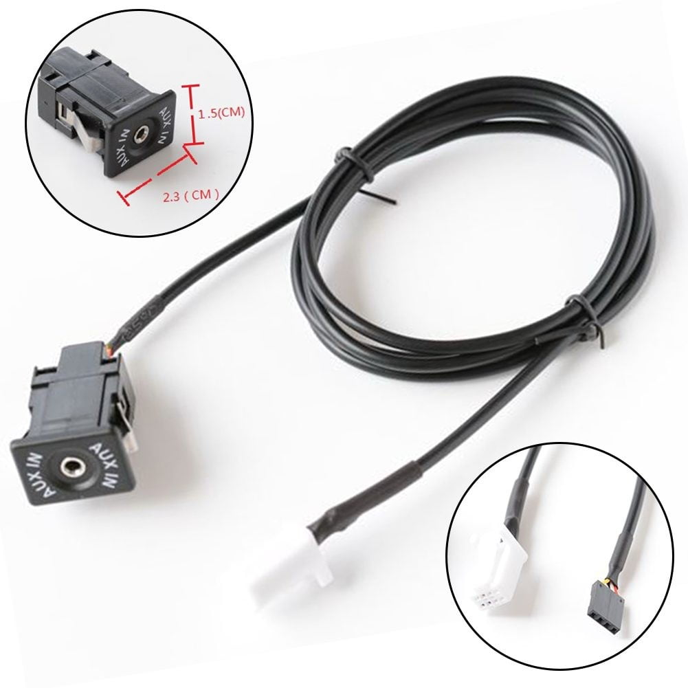 Car Radio Aux-In Socket 8Pin Aux Adapter for Suzuki Wire Audio Harness ...
