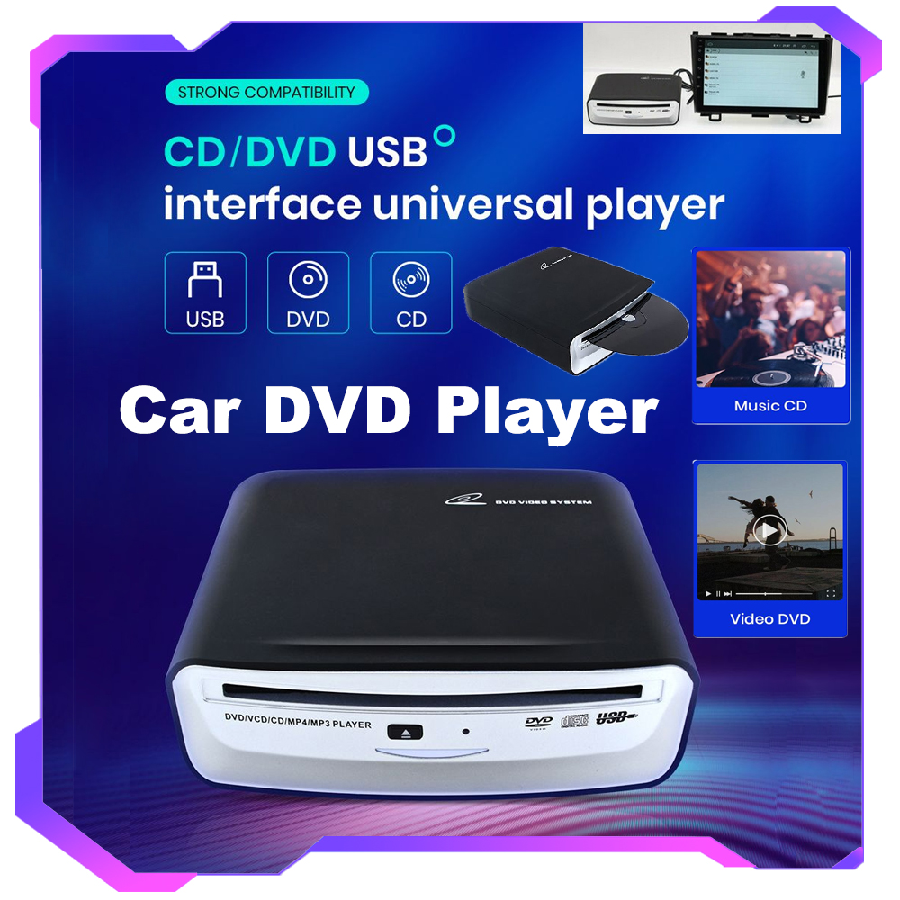 Car Radio CD/DVD Player with Power Signal Transmission via USB External ...