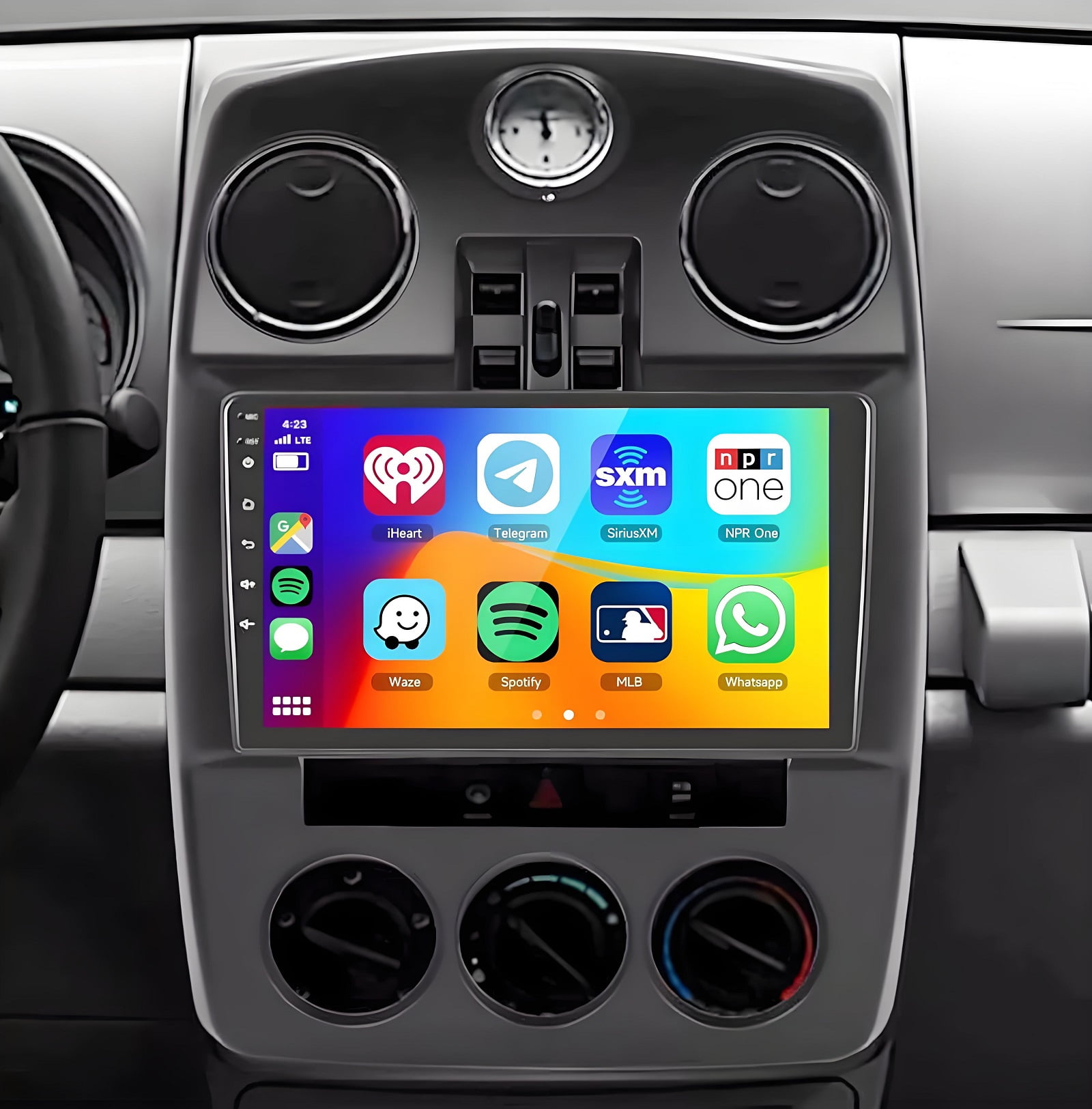 Car Radio for Chrysler PT Cruiser 2006-2010 with Wireless Apple CarPlay ...