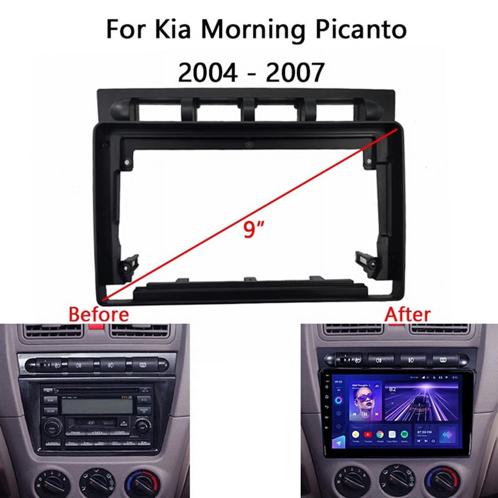 Car Radio Fascia for Morning Picanto 2004-2007 DVD Stereo Frame Plate ...