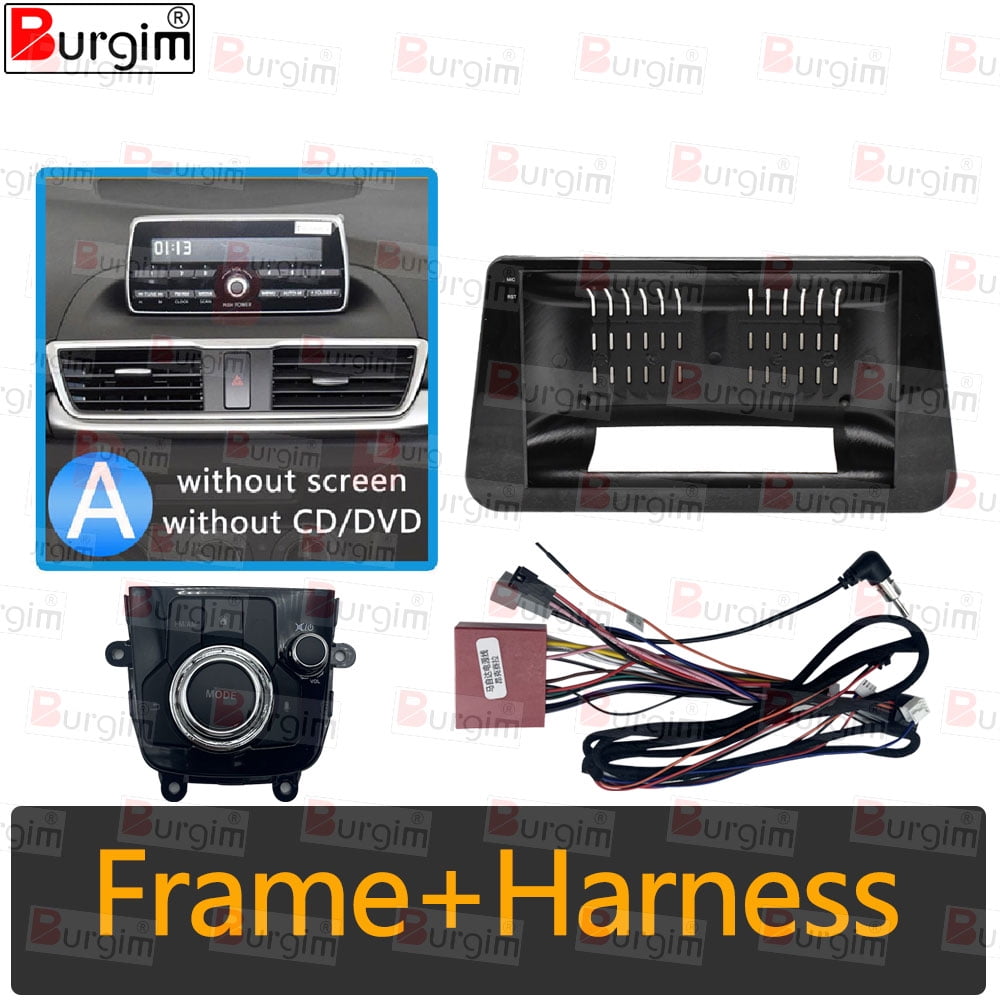 Car Radio Fascias Frame For Mazda 3 Mazda3 BM Axela 2013-2018 9 inch ...