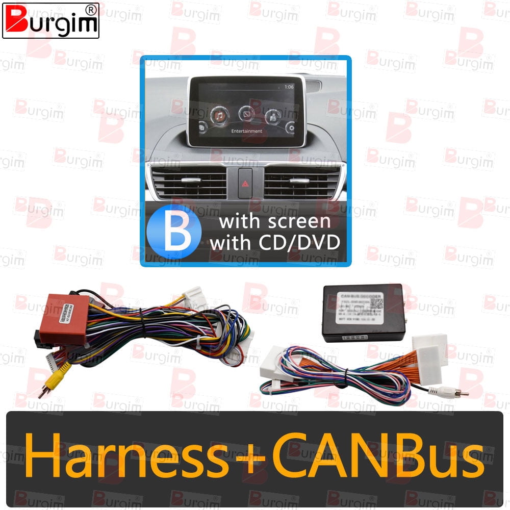 Car Radio Fascias Frame For Mazda 3 Mazda3 BM Axela 2013-2018 9 inch ...