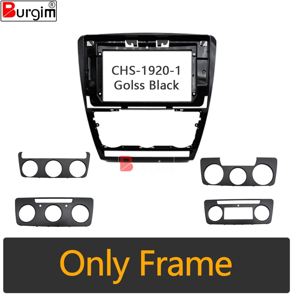 Car Radio Fascias Frame For Skoda Octavia Mk2 A5 2004-2014 10 inch ...