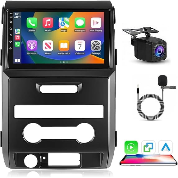 Car Radio for Ford F150 2009–2014, [4-Core 2GB+64GB] 9 Inch 1280×800 ...