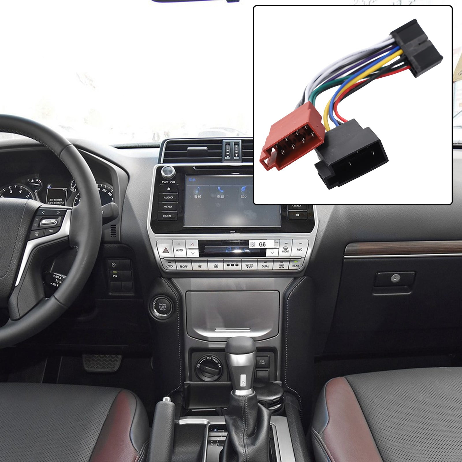 Car Radio ISO Adapter 20pin Cable Din Connector For AEG Car Stereo Car ...