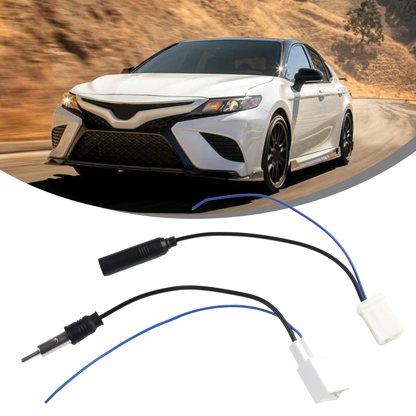 Car Radio Stereo CD Changer Antenna Female/Male Plug Cable Adaptor for ...
