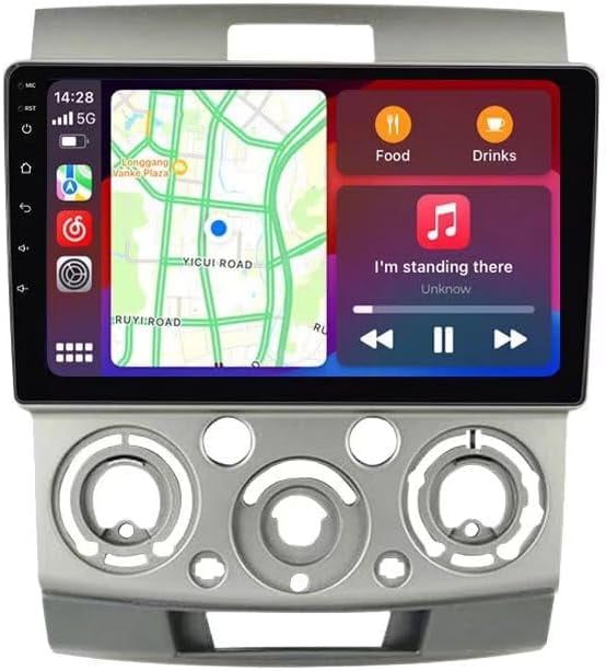 Car Radio Stereo for Ford Ranger 2006 2007 2008 2009 2010 2011, Biorunn ...