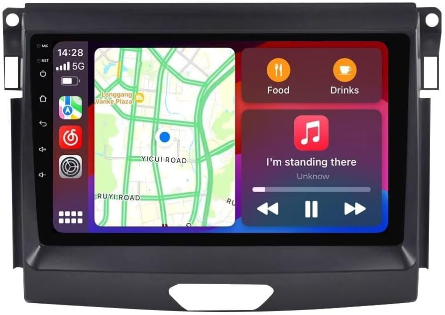 Car Radio Stereo for Ford Ranger 2015-2020 with OEM Small Screen ...