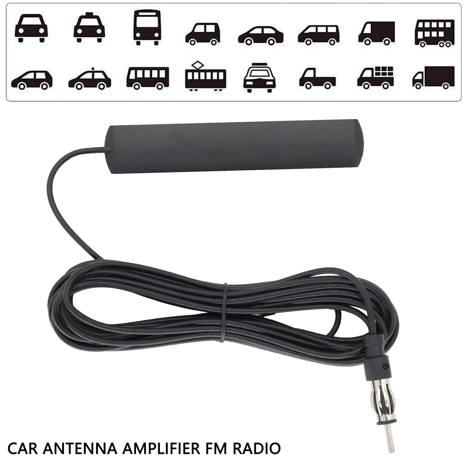 XUKEY Car Radio Stereo Hidden Antenna Stealth FM AM For Vehicle Truck ...