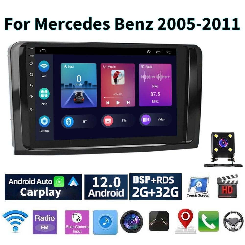 iSpchen 9" Touchscreen Car Radio Stereo for Mercedes Benz ML GL 2005 ...