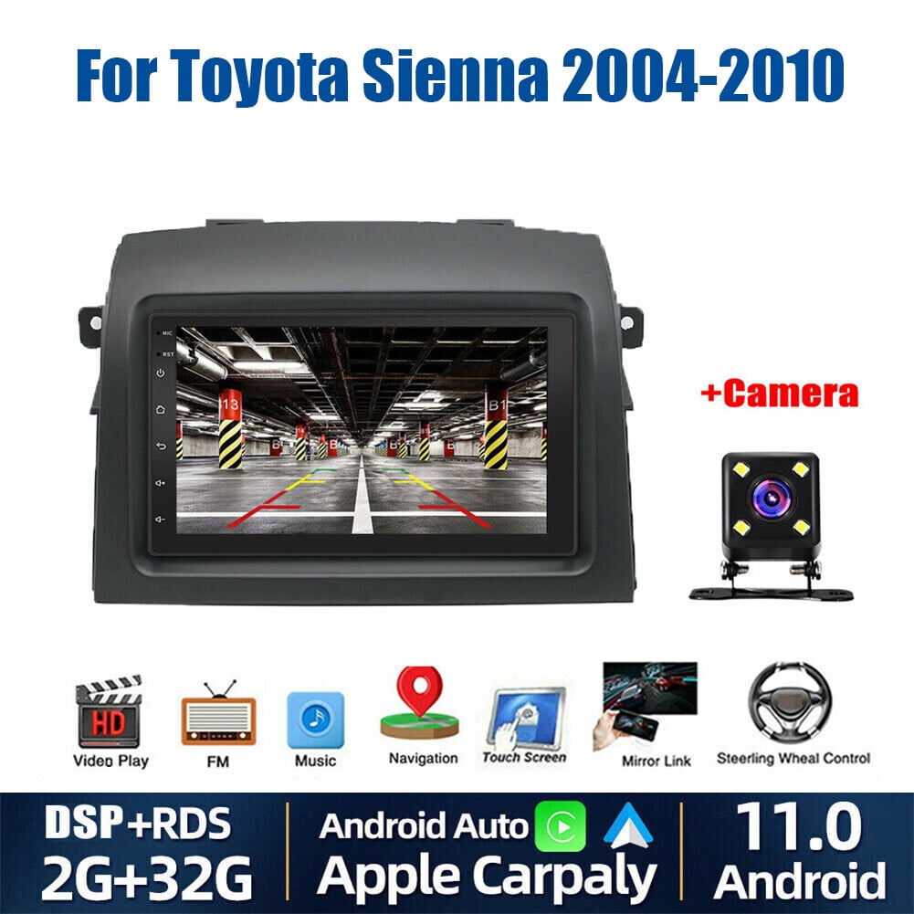 Car Radio Stereo for Toyota Sienna 2004-2010, 7" Touchscreen Android 13 ...