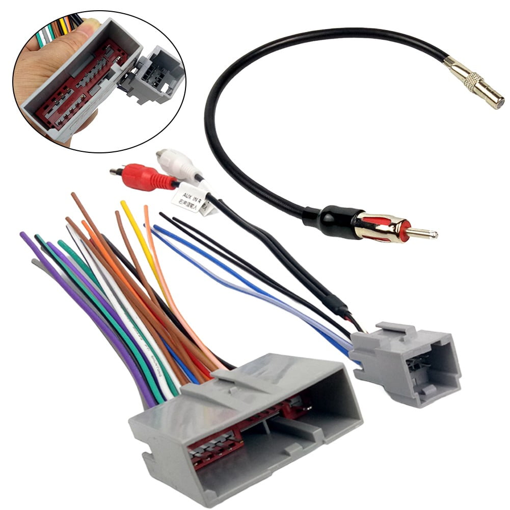 Car Radio Stereo Wire Harness Connector Antenna Adapter for Ford ...