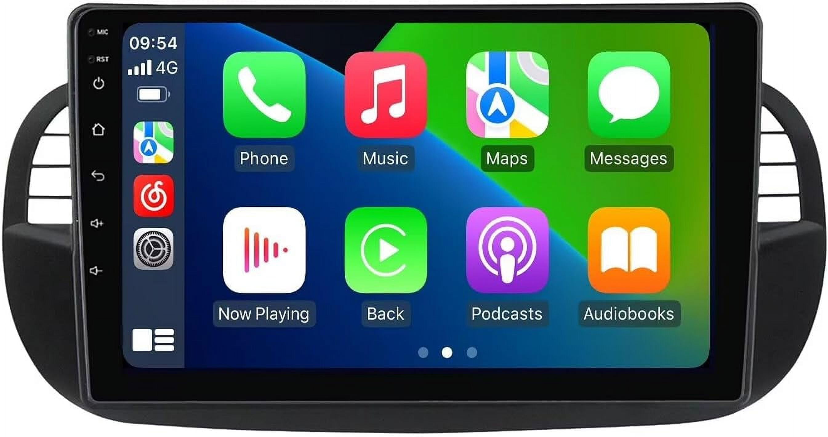 Car Radio Stereo for Fiat 500 500C 2007-2015 Dash Kit Car GPS ...