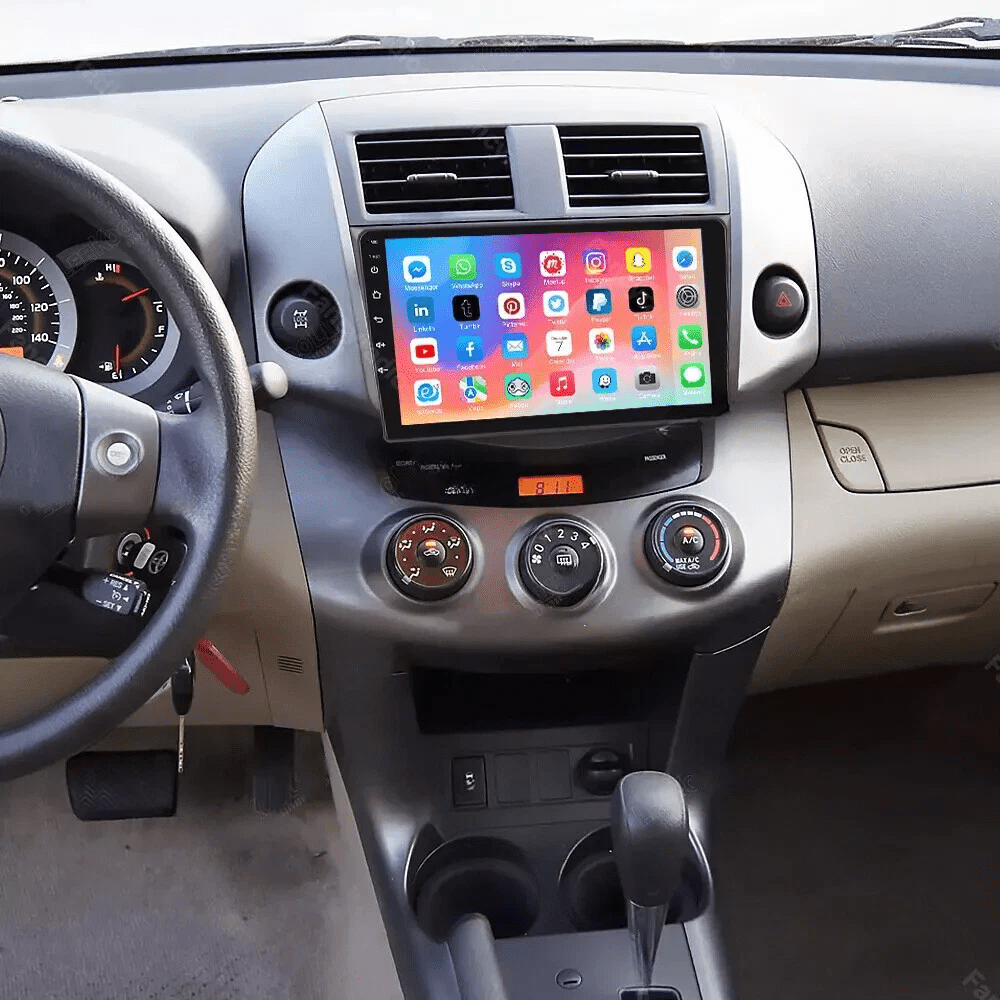 Car Radio Stereo for Toyota RAV4 2007-2012, Android 13 9 inch Car ...