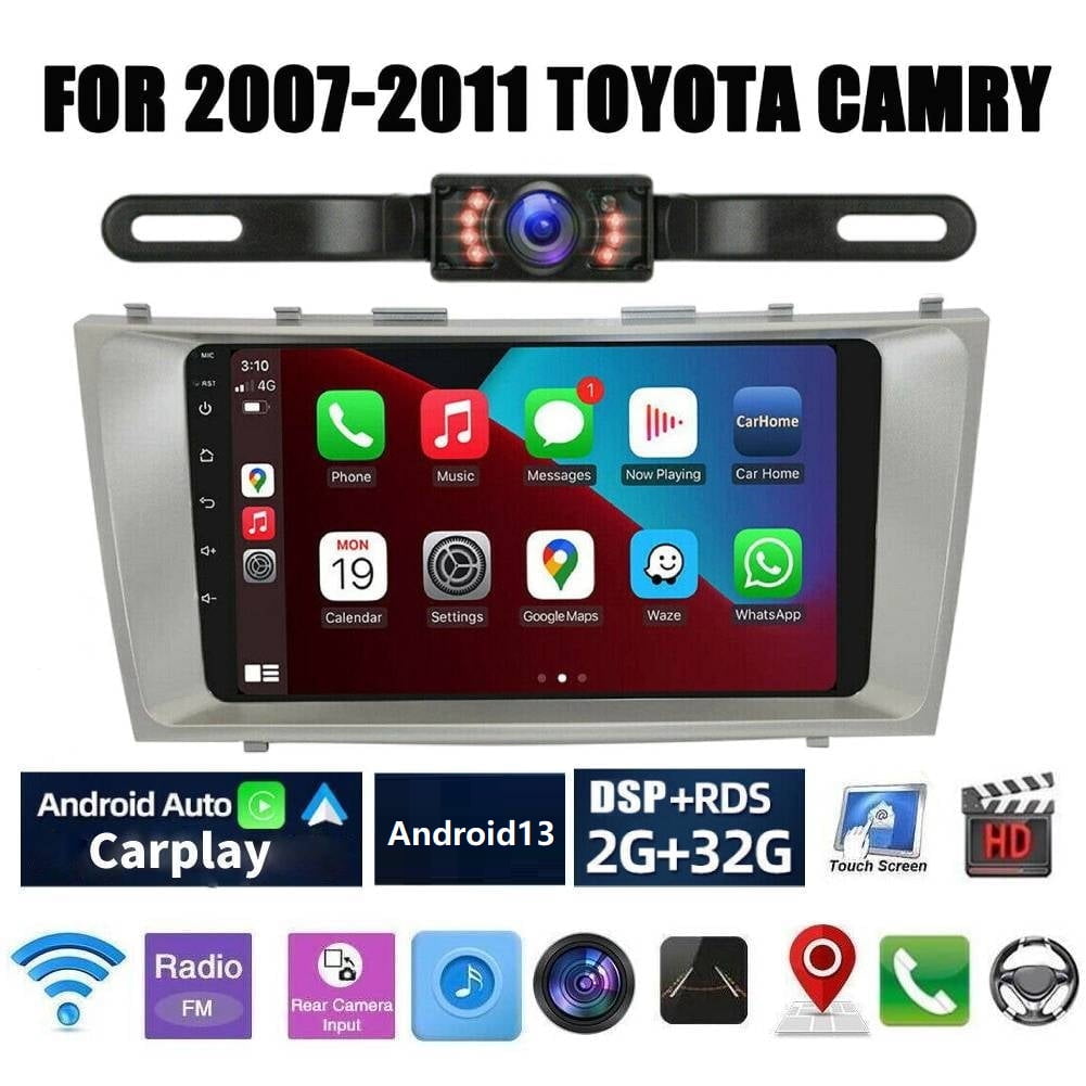 "Toyota Camry '07-'11 Car Stereo, 9"" Android 11 Touchscreen w/ Carplay ...
