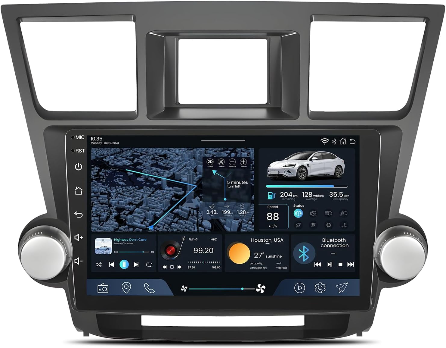 Car Radio for Toyota RAV4 2006-2012 - (4GB+64GB) Apple Carplay Android ...
