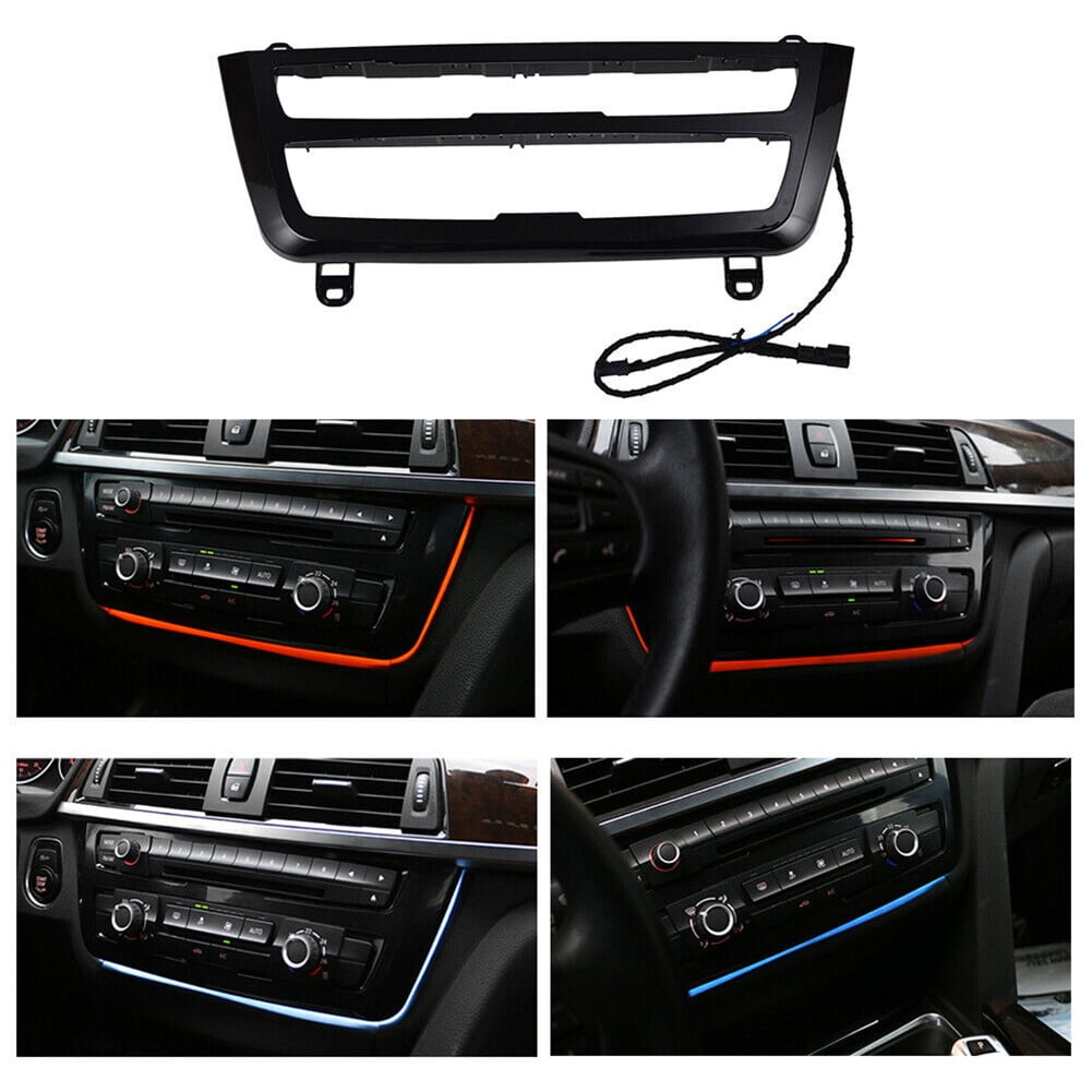Car Radio Trim LED Dashboard Center Console AC Panel Light For BMW 3 ...