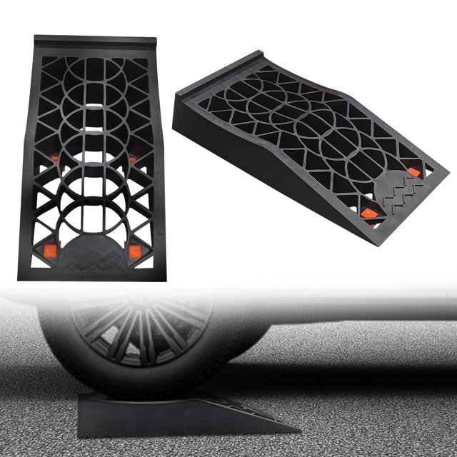 2 Pack Car Ramp, Car Ramp for Oil Change, Lift and Vehicle Maintenance ...